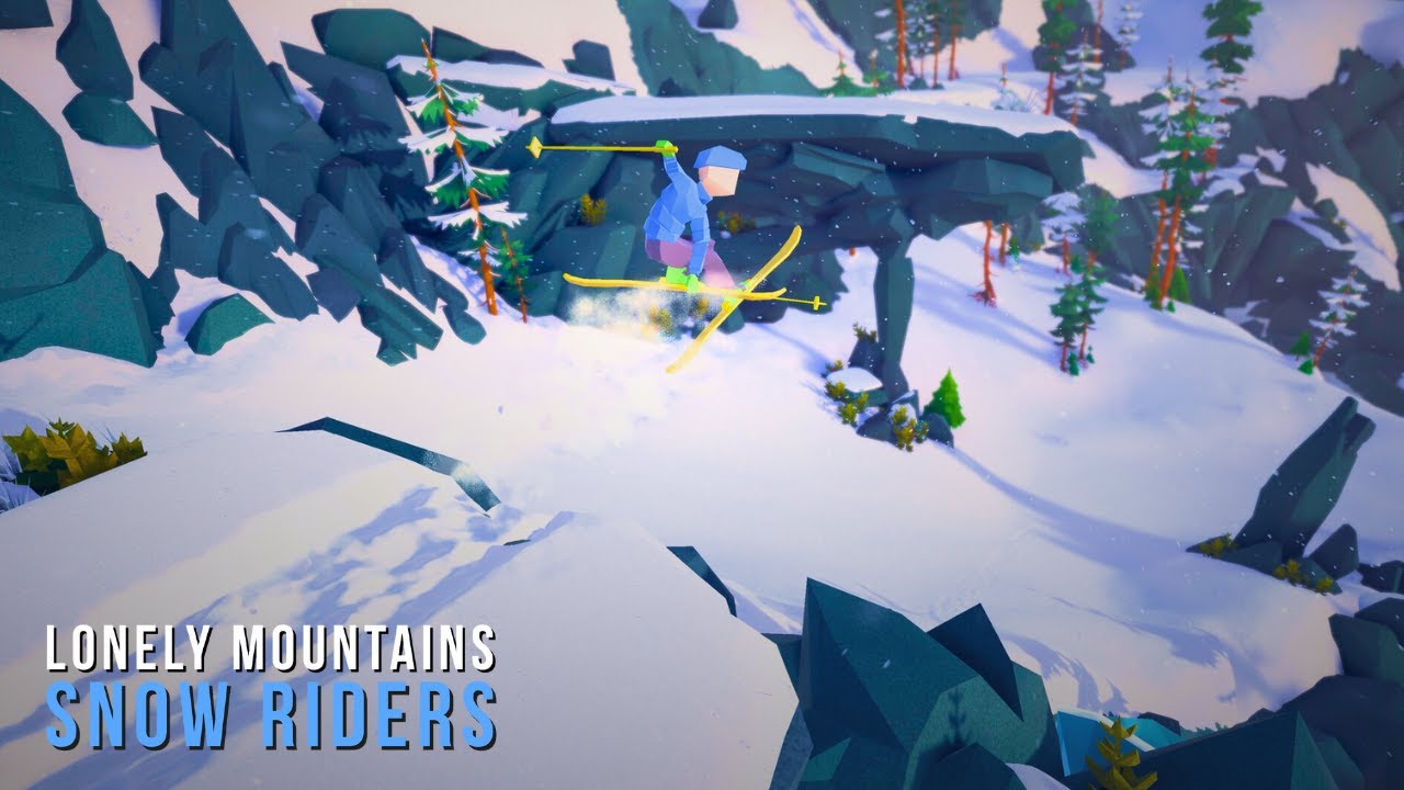 my dream skiing game | Lonely Mountains: Snow Riders review - YouTube