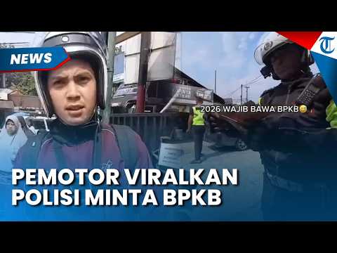 PENGENDARA MOTOR Viralkan Polisi Minta BPKB di Bogor saat Razia, Ini Faktanya