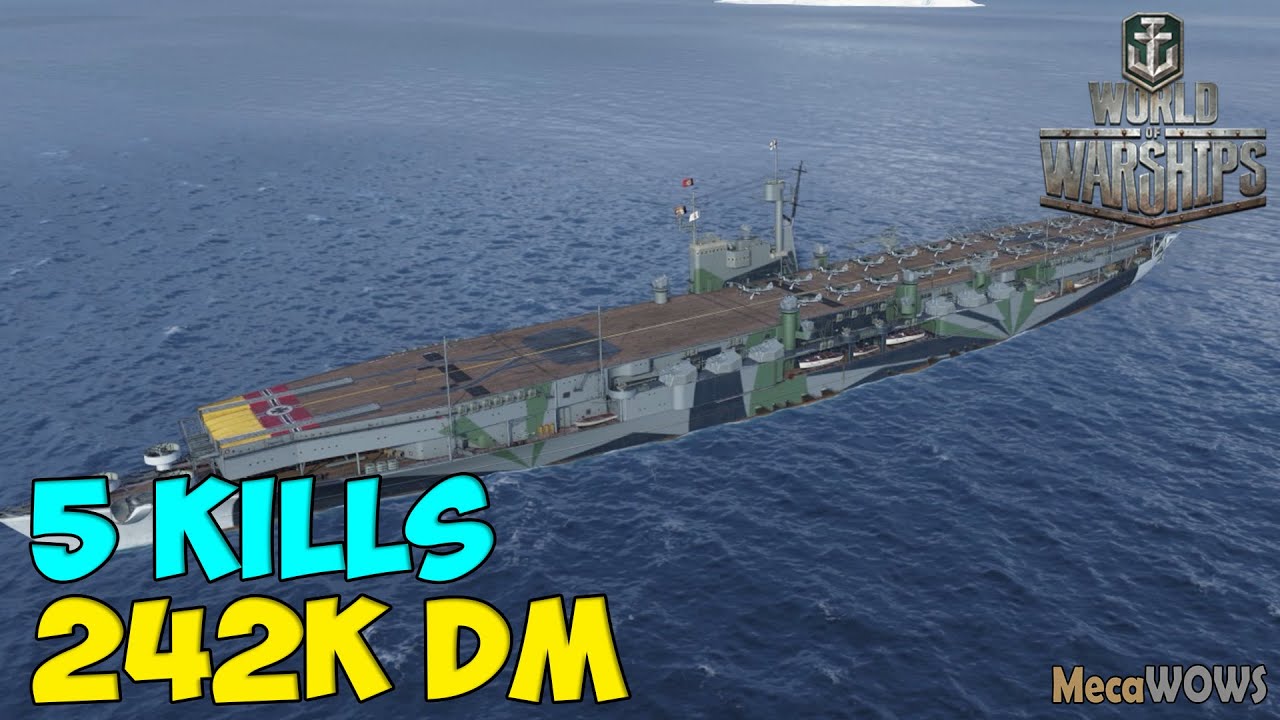 World of WarShips | Max Immelmann | 5 KILLS | 242K Damage - Replay ...