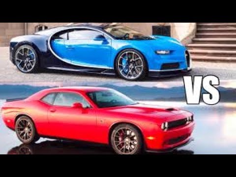 840HP Dodge Demon VS 1500HP Bugatti Chiron World's FASTEST CAR - YouTube