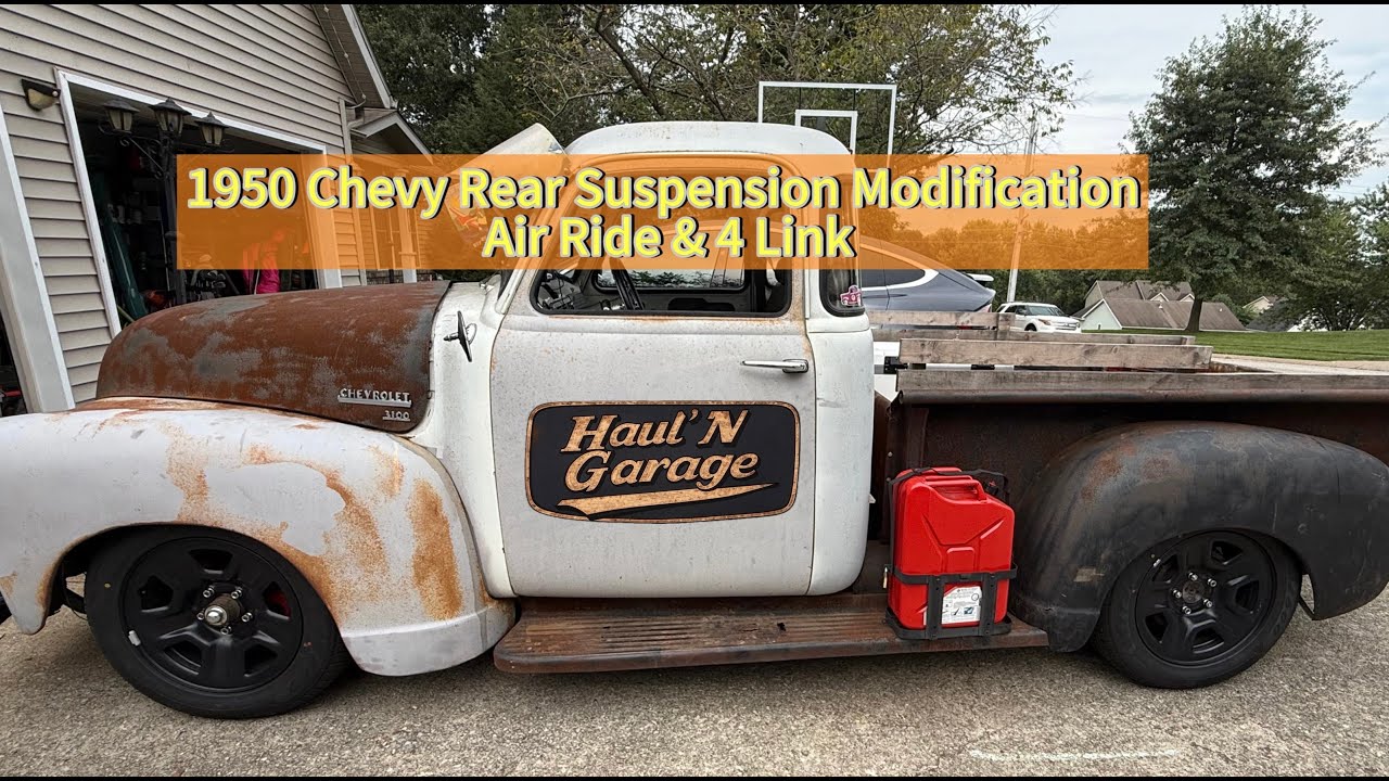 1950 Chevy Truck Rear Suspension Modification - YouTube