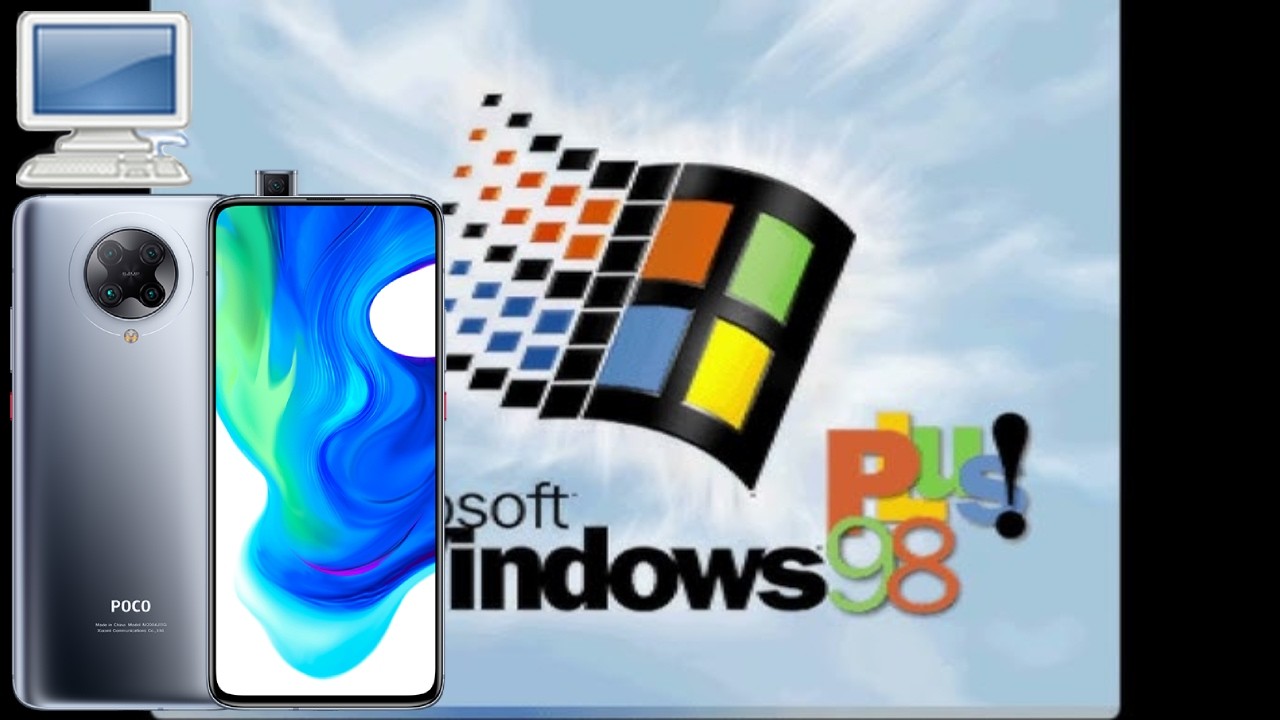 Running Windows 98 Plus! on Android using Limbo PC Emulator x86 - YouTube