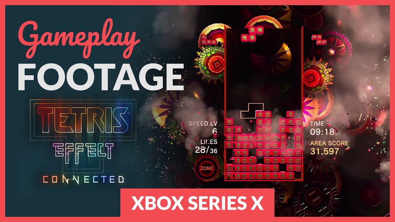 Tetris Effect Connected - Gameplay Footage (Captured on Xbox Series X ...
