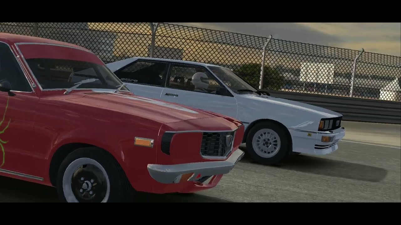 Mazda RX3 Drag Race Rd. 3 at Porsche Test Track - YouTube