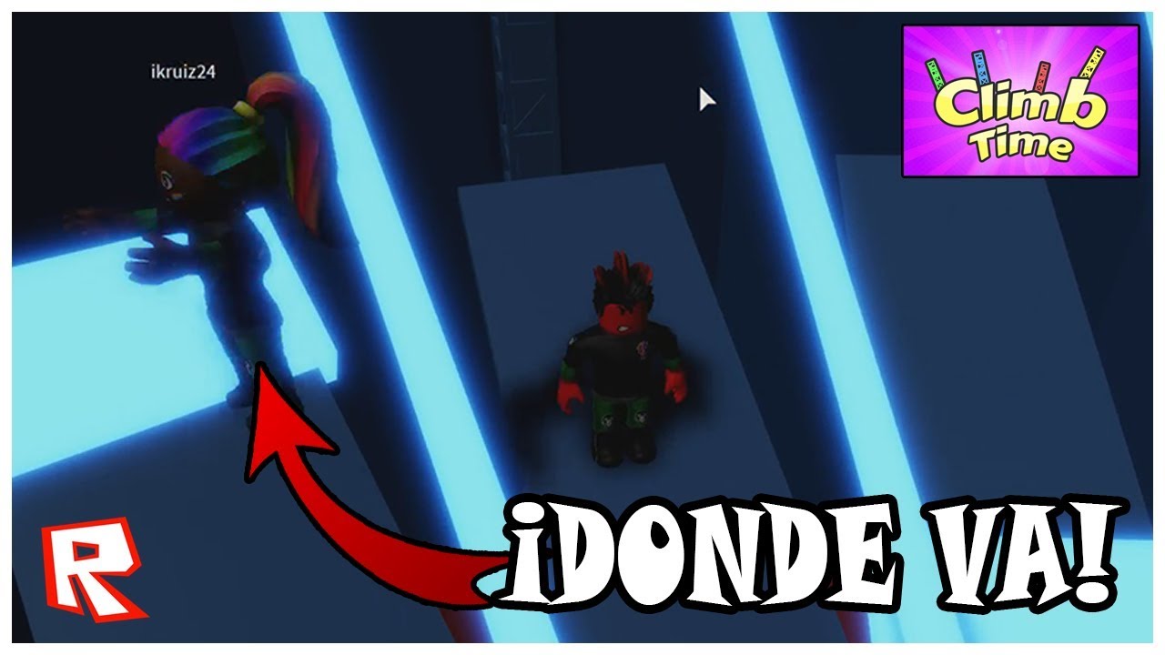 ENSEÑANDO A MI NOVIA CLIMB TIME | ROBLOX - YouTube