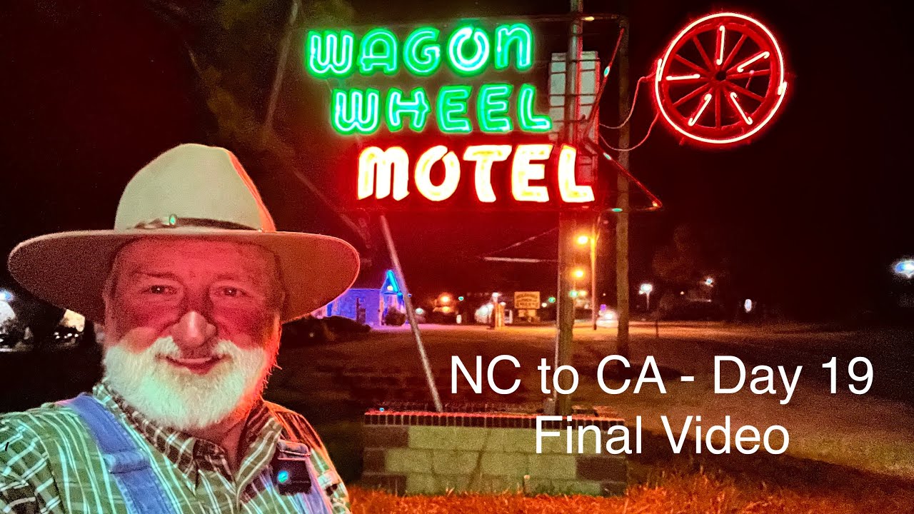 Day 19 - NC to CA on our Gold Wing. Final Video OK to MO to KY to NC ...