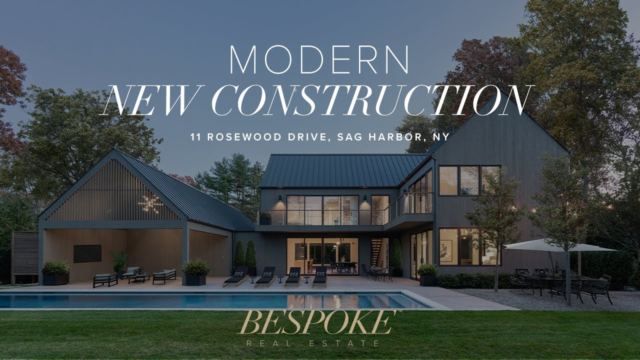 Sag Harbor Modern New Construction - YouTube