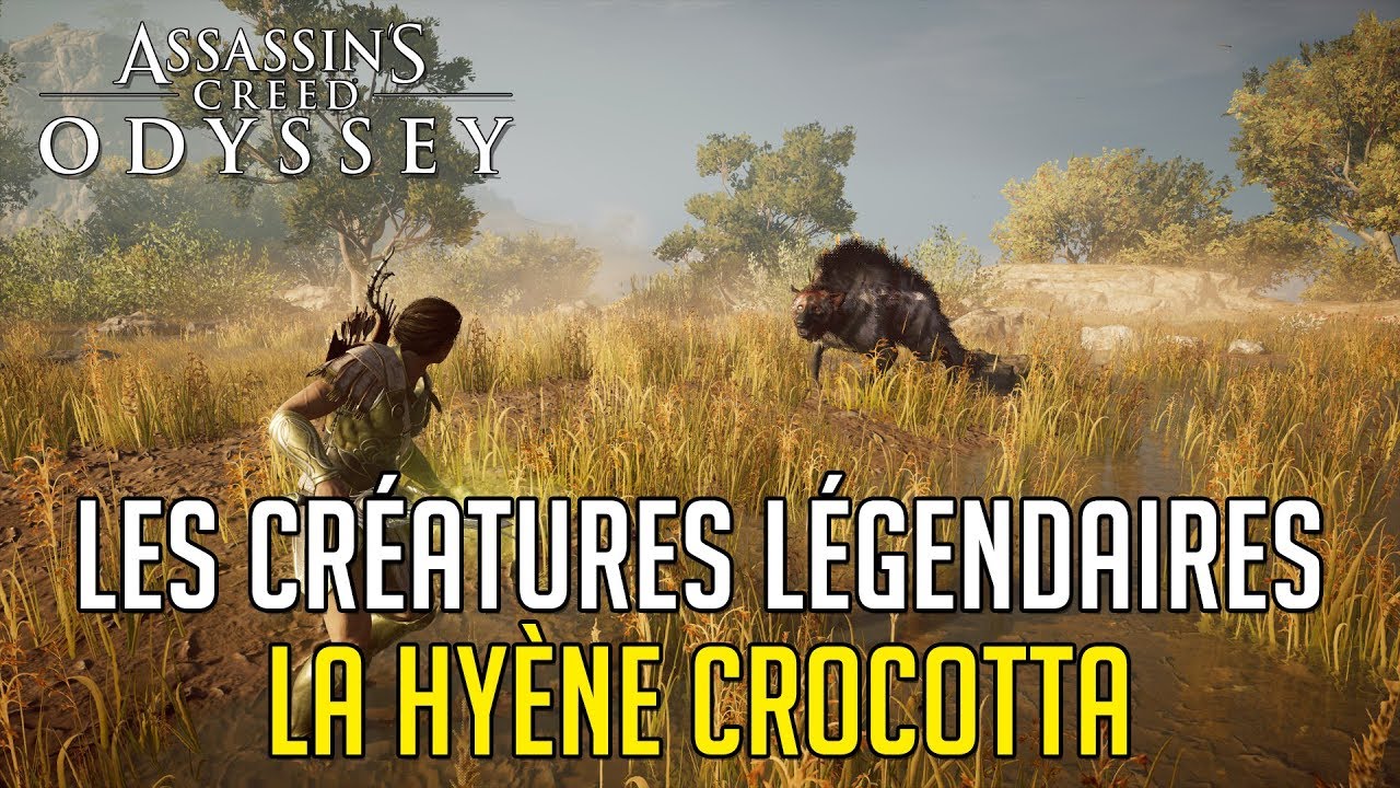 Assassin's Creed Odyssey Les Créatures Légendaires La Hyène Crocotta ...