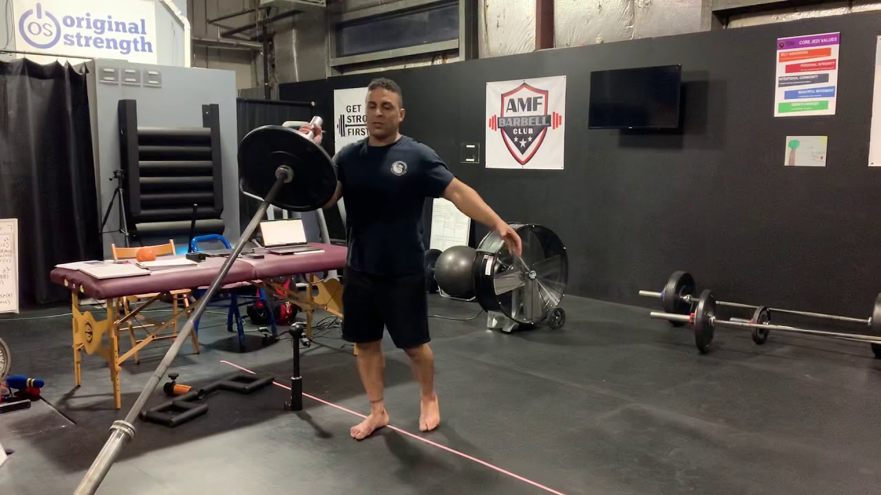 LandMine Press with step - YouTube