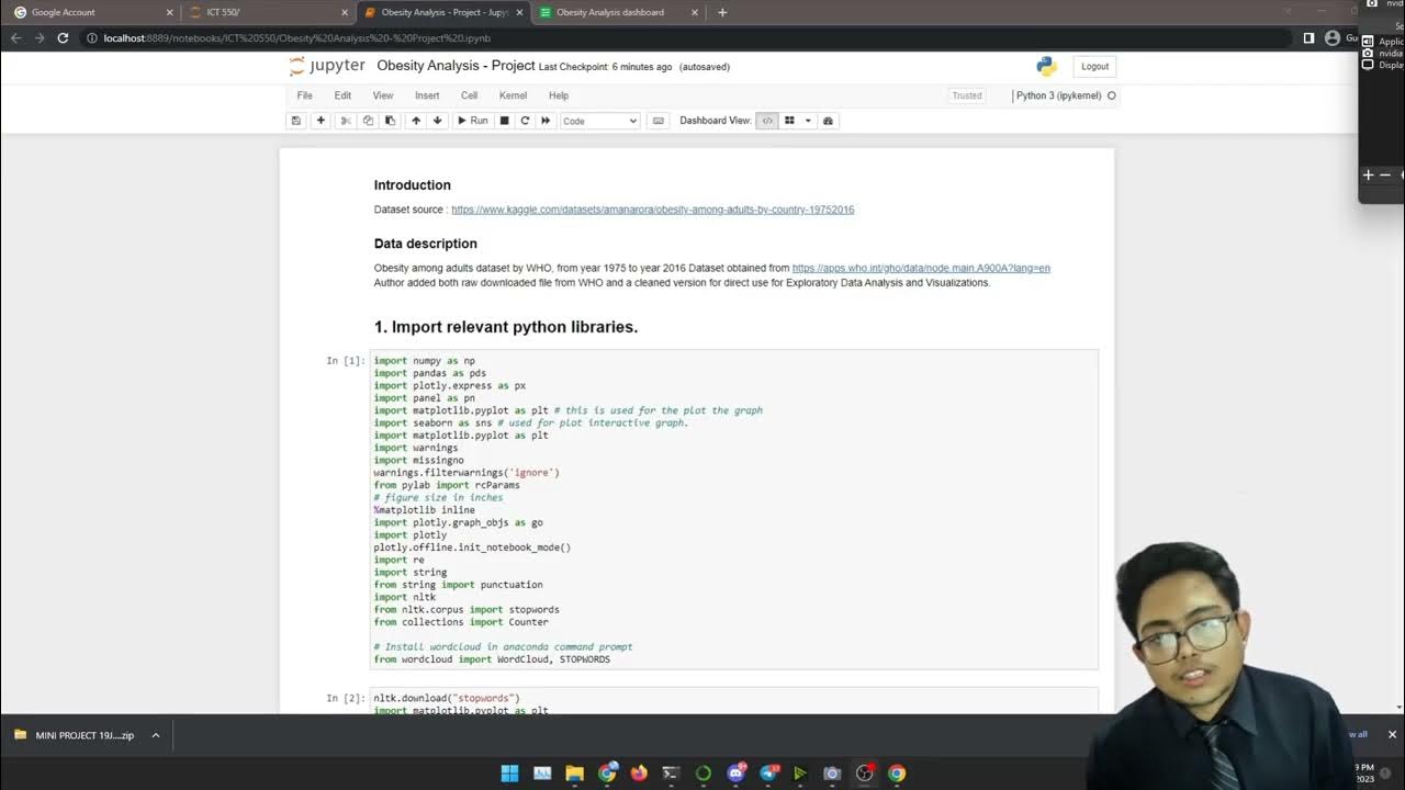 ICT550 Mini project Obesity - YouTube