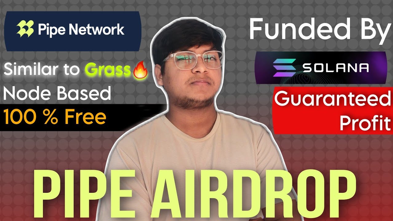 Pipe Network Airdrop | 100% free and Guaranteed profit🔥| Run extension ...