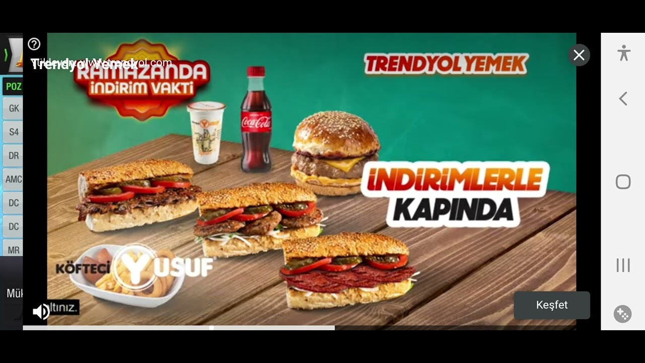 Köfteciyusuf Trendyol da %50 indirim reklam. #köfteciyusuf #Trendyol # ...