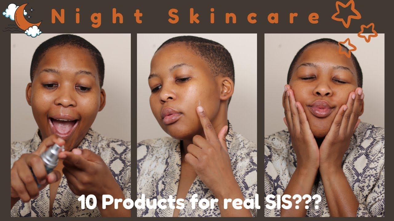 10 PRODUCT NIGHT TIME ROUTINE (DRY SKIN) | Black Girl Friendly - YouTube