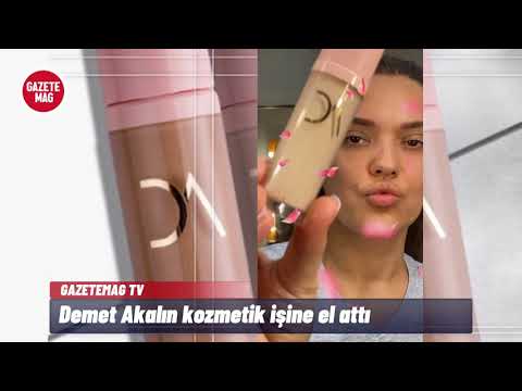 Demet Akalın kozmetik işine el attı