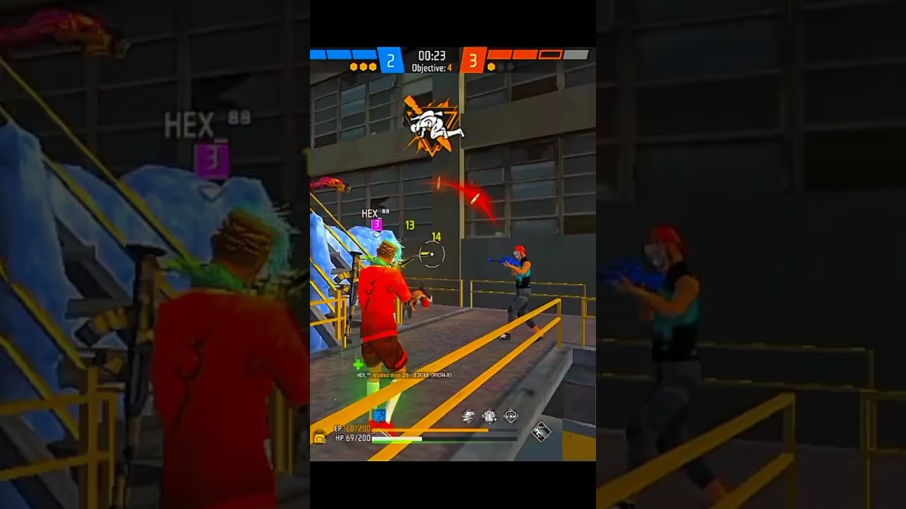 1vs 4 showdown free fire gameplay heroic lobby ️💪 - YouTube