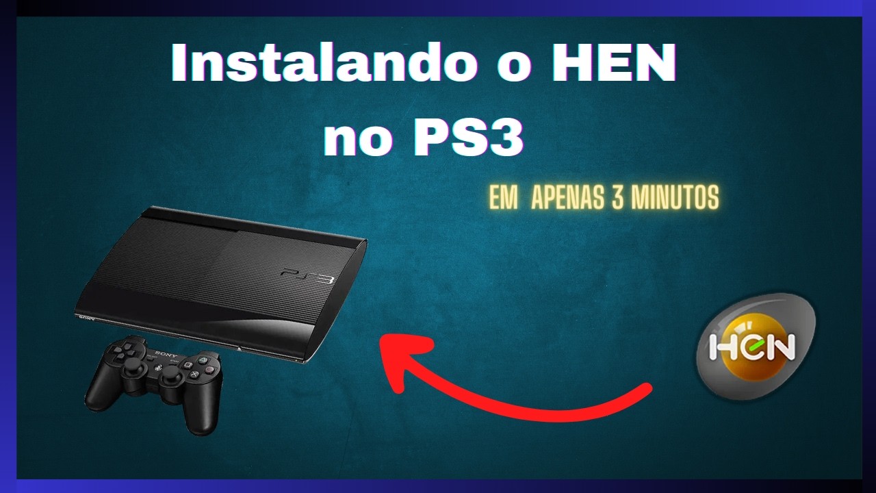 Como Desbloquear o ps3 RÁPIDO e Fácil!! INSTALANDO O HEN SEM PENDRIVE ...