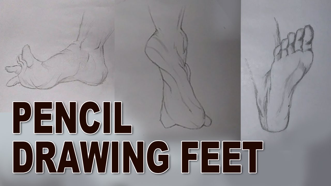 Pencil Drawing Feet | Pencil Drawing | PR Art Works - YouTube