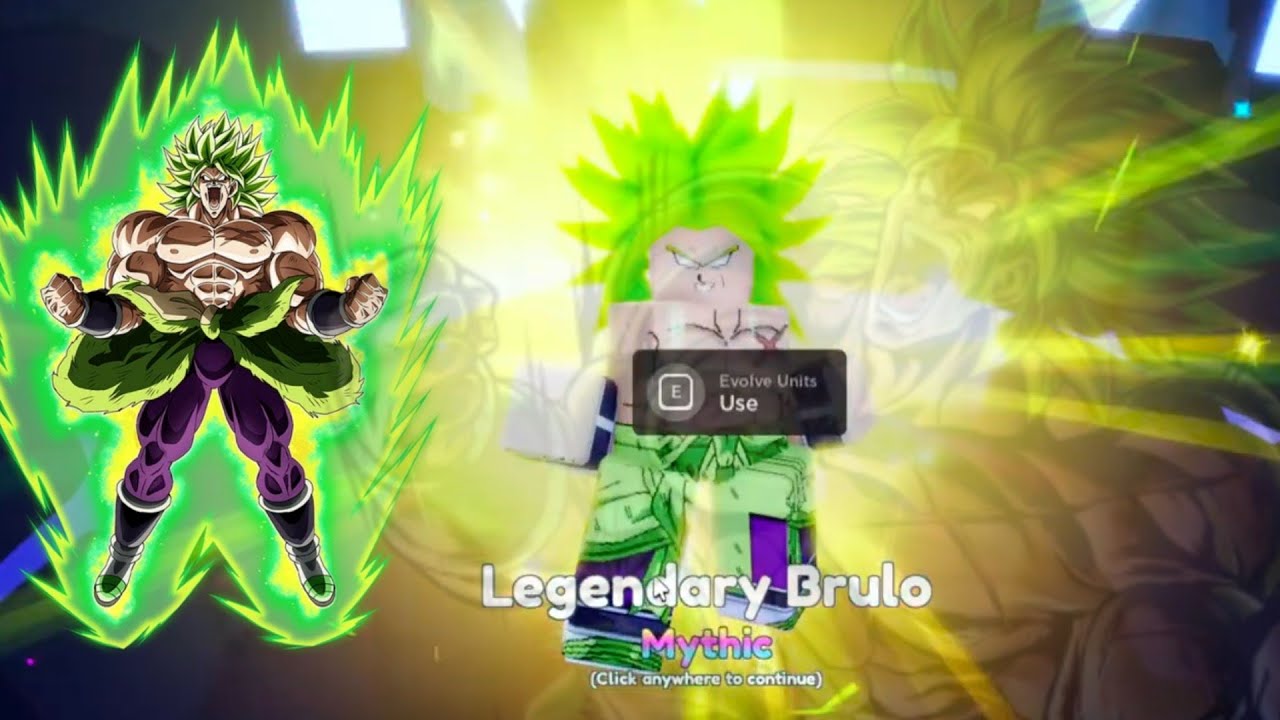 Evolve broly [Roblox anime adventure] - YouTube