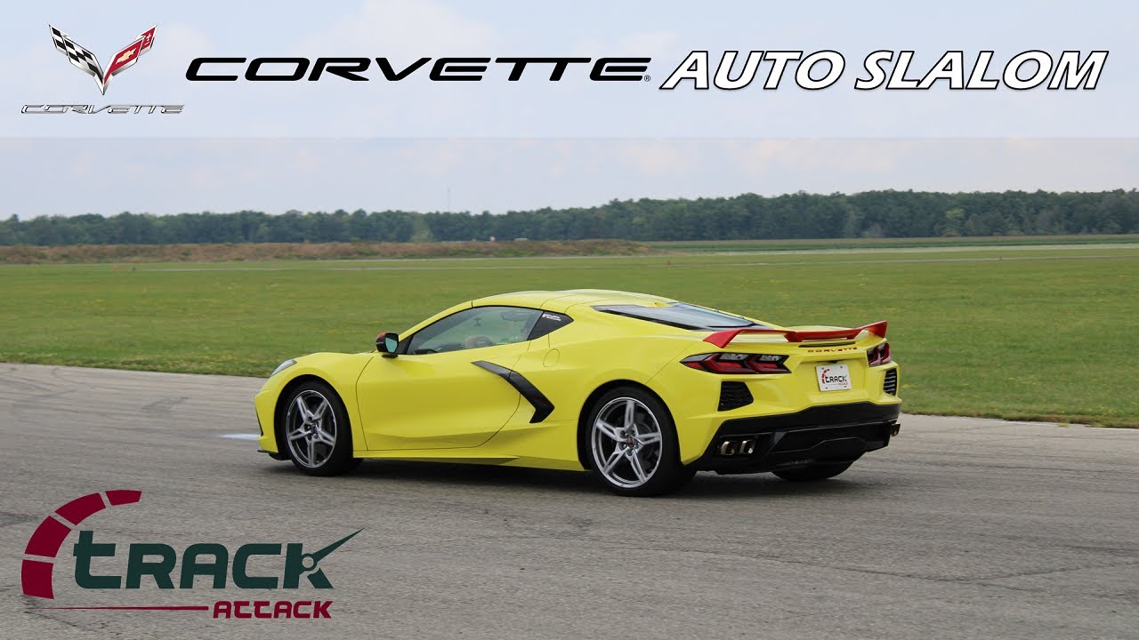 TRACK ATTACK | C8 Corvette Z51 Auto Slalom Challenge - YouTube