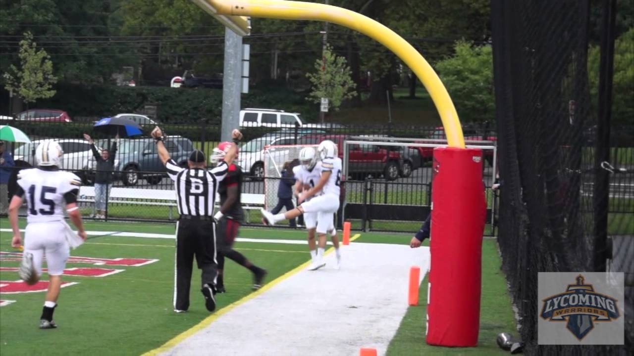 2014 Lycoming Football - QB Tyler Jenny Threading the Needle, Touchdown ...