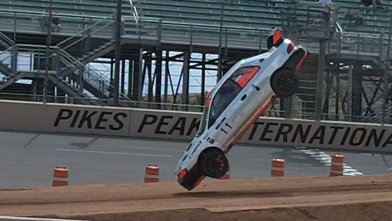 Subaru FLIPS on Global Rallycross jump - YouTube