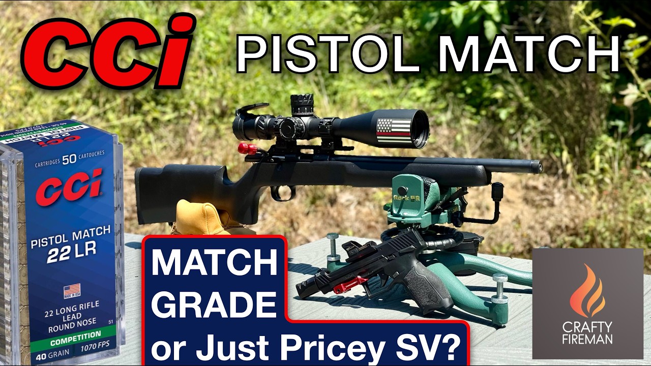 Are They Any Good? CCI Pistol Match 22lr Review - MATCH GRADE or JUST ...