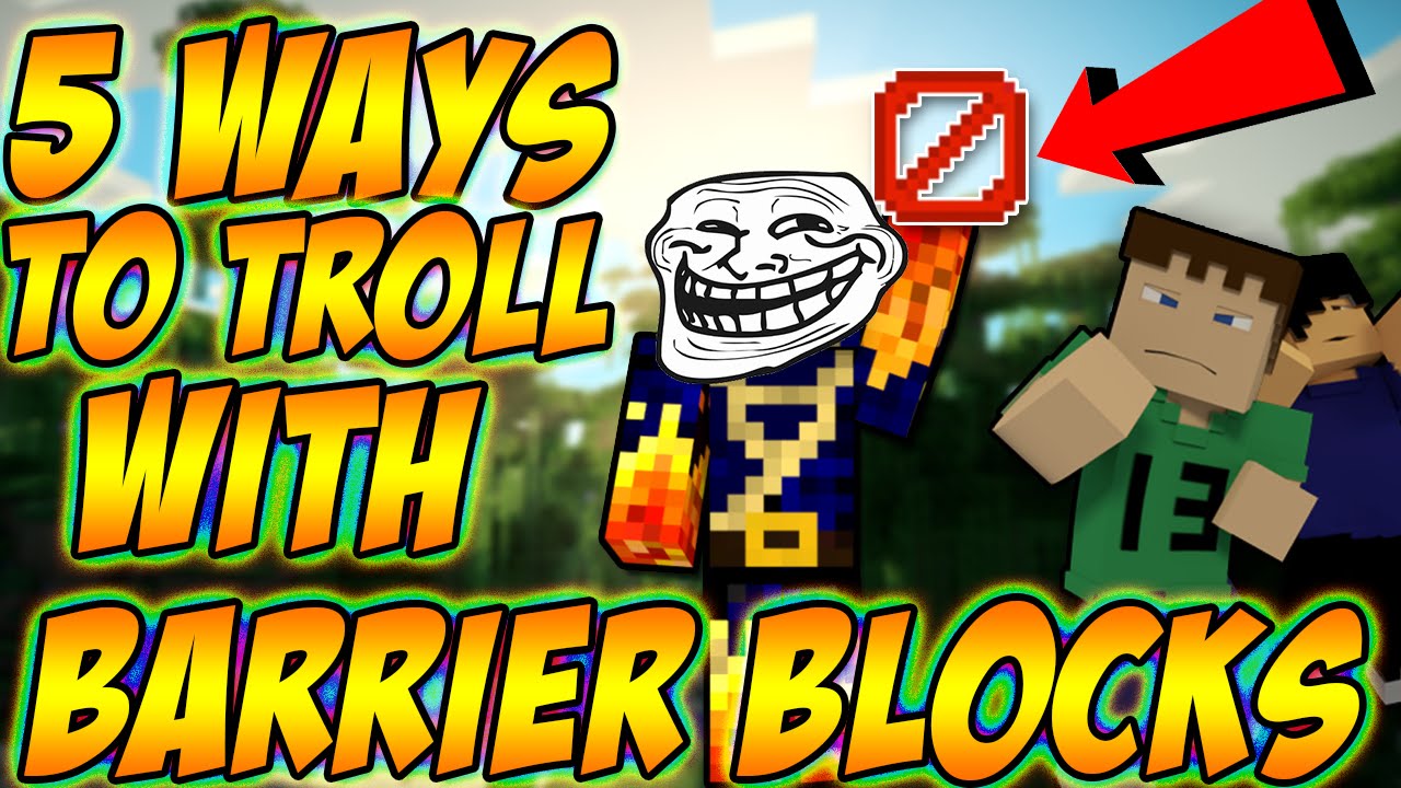 Minecraft: Top 5 Ways Troll Your Friends With Invisible/Barrier Blocks ...