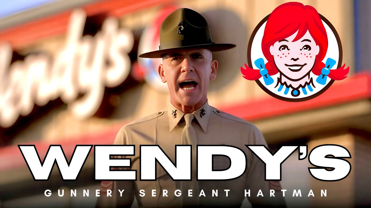 Gunnery Sergeant Hartman Visits Wendy’s (Full Metal Jacket) 🎖️🍔💥 - YouTube