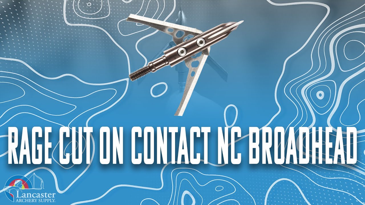 Rage Cut on Contact No Collar Broadhead - YouTube