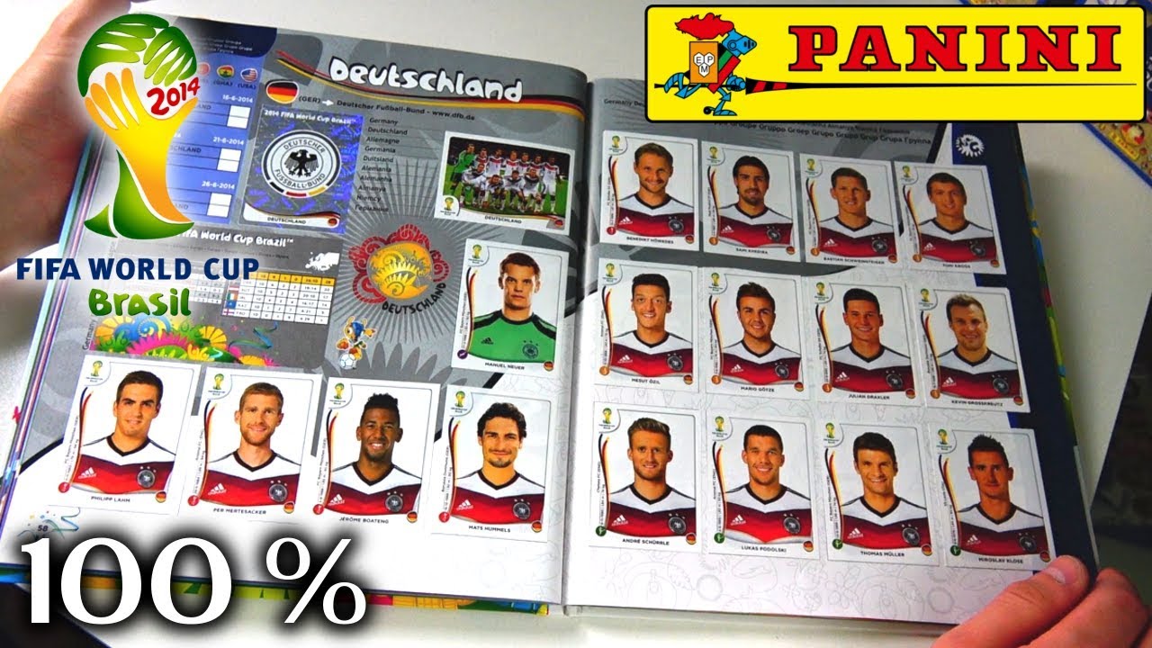 100 % Panini FIFA WORLD CUP 2014 WM Sticker Collection: KOMPLETT! FULL ...