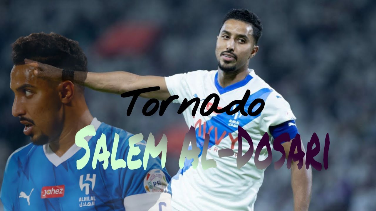 The star of Al-Hilal and the star of the Saudi national team, Salem Al ...