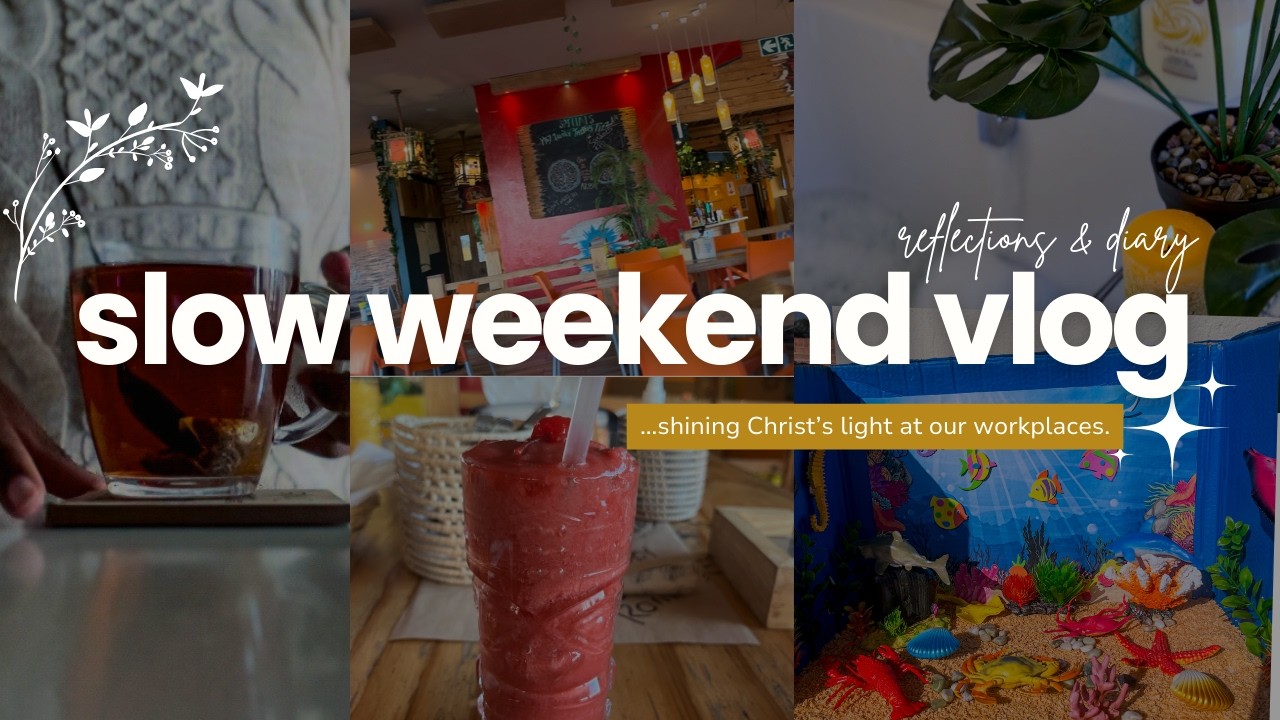 BEING THE LIGHT AT WORK| Slow weekend| Sharing Christ in the workplace| #southafricanyoutuber ...
