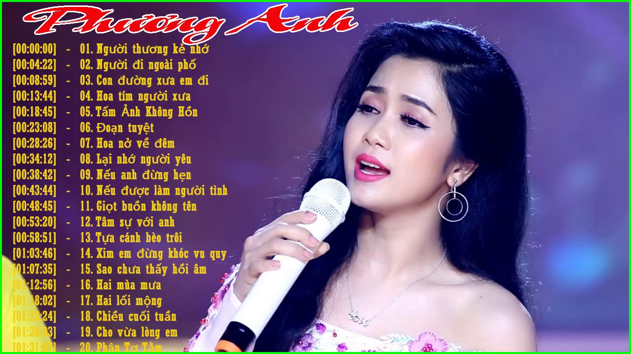 Những ca khúc nhạc trữ tình hay nhất của Phương Anh- Ngọc nữ Boleroo - YouTube