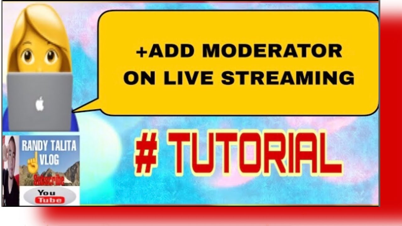 HOW TO ADD MODERATOR ON LIVE STREAM #LS, 2020 - YouTube