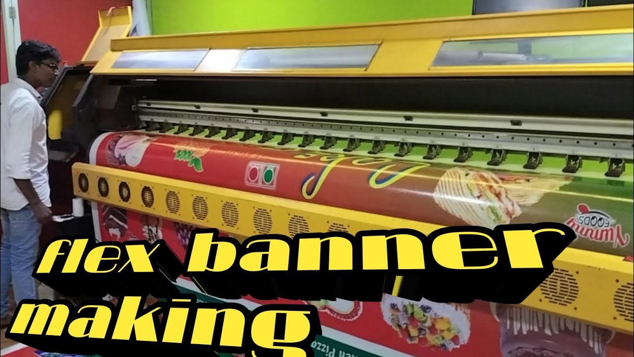 Banner Making/ Flex banner making/ eaning money/ flex banner kemiti ...