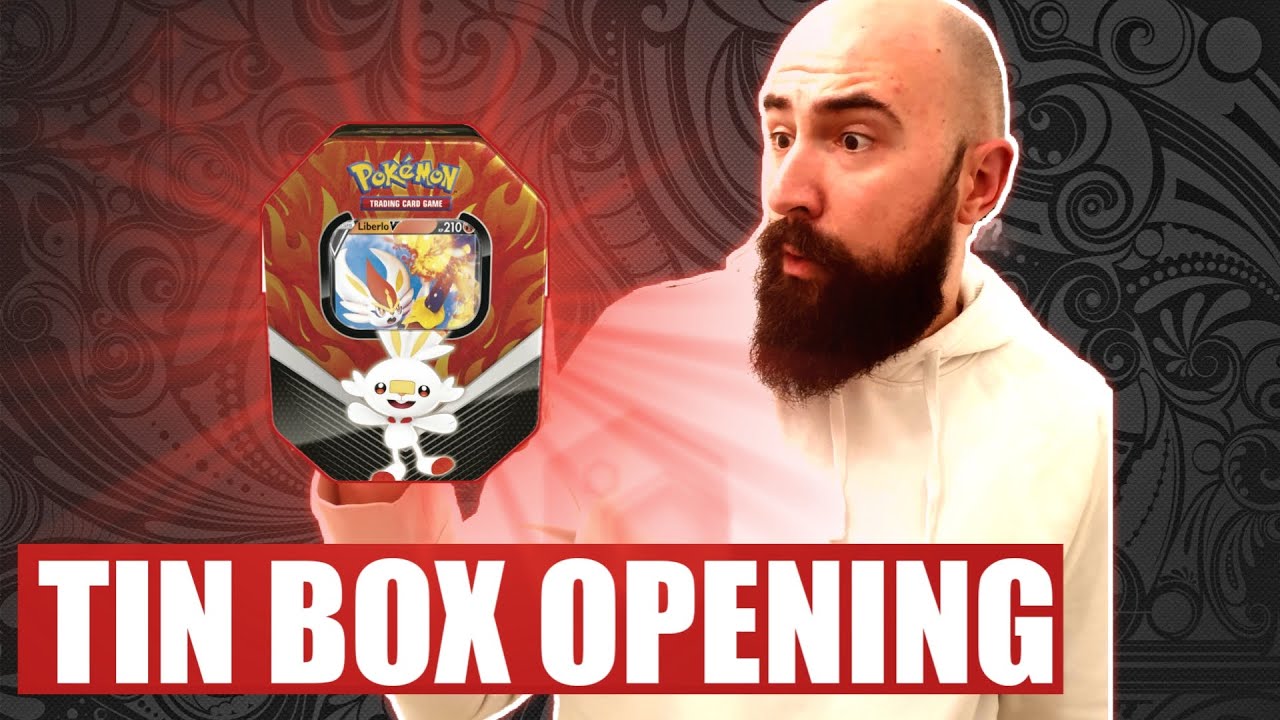 SCORBUNNY TIN BOX OPENING! Booster Pack opening! - YouTube