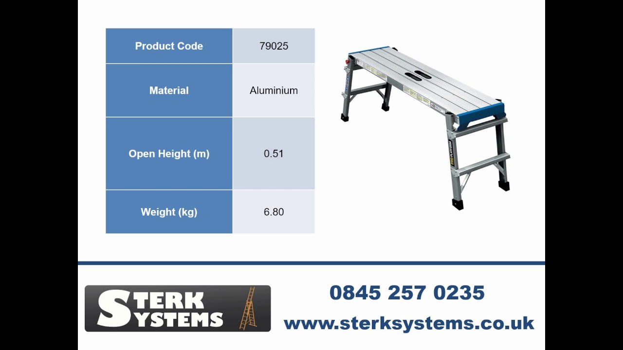 Werner Professional Work Platform - YouTube