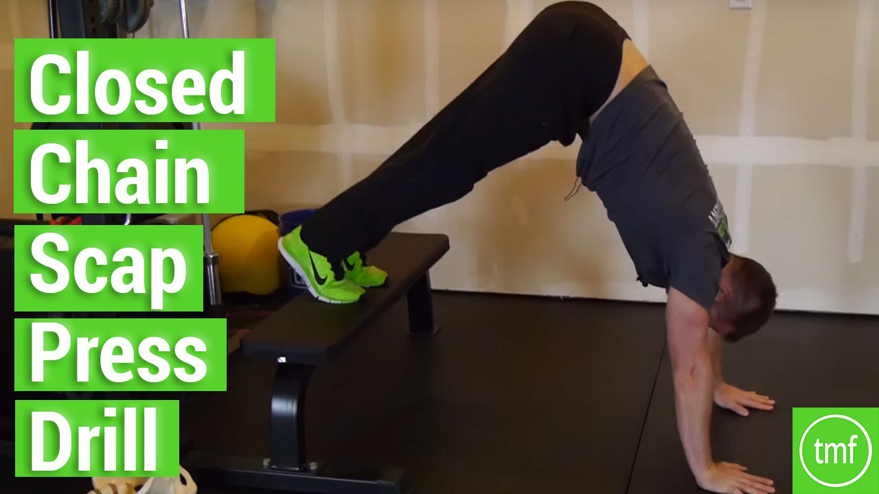 Closed Chain Scap Press Drill | Week 53 | Movement Fix Monday | Dr ...