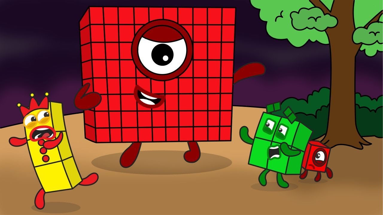 Numberblocks 1000 Turns EVIL!!- Numberblocks fanmade coloring story ...