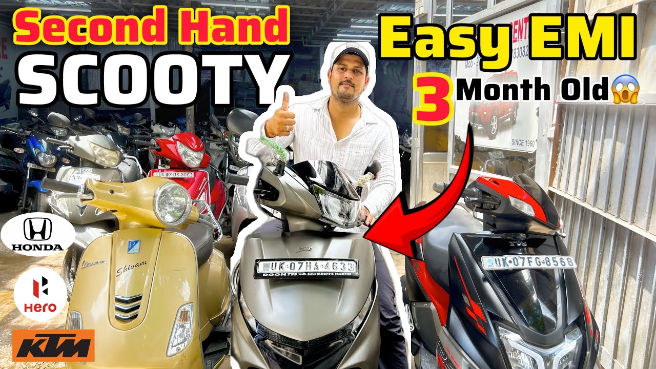 Dehradun Second Hand Market | Scooty For Sale | Average Bike | Used ...