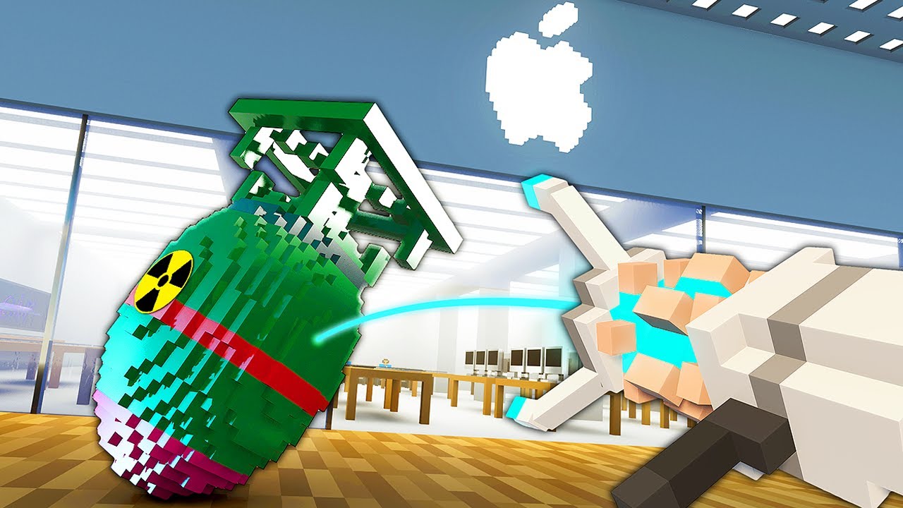Mini NUKE Destroys Apple Store - Teardown Mods Gameplay - YouTube