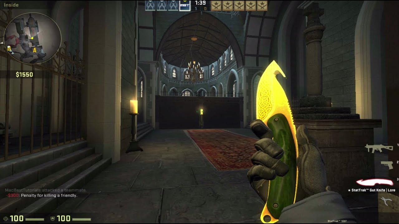 StatTrak™ Gut Knife | Lore Factory New Showcase - YouTube