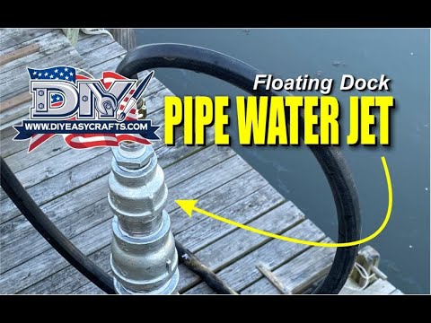 DIY Floating Dock Pipe Garden Hose Water Jet from DIYeasycrafts - YouTube