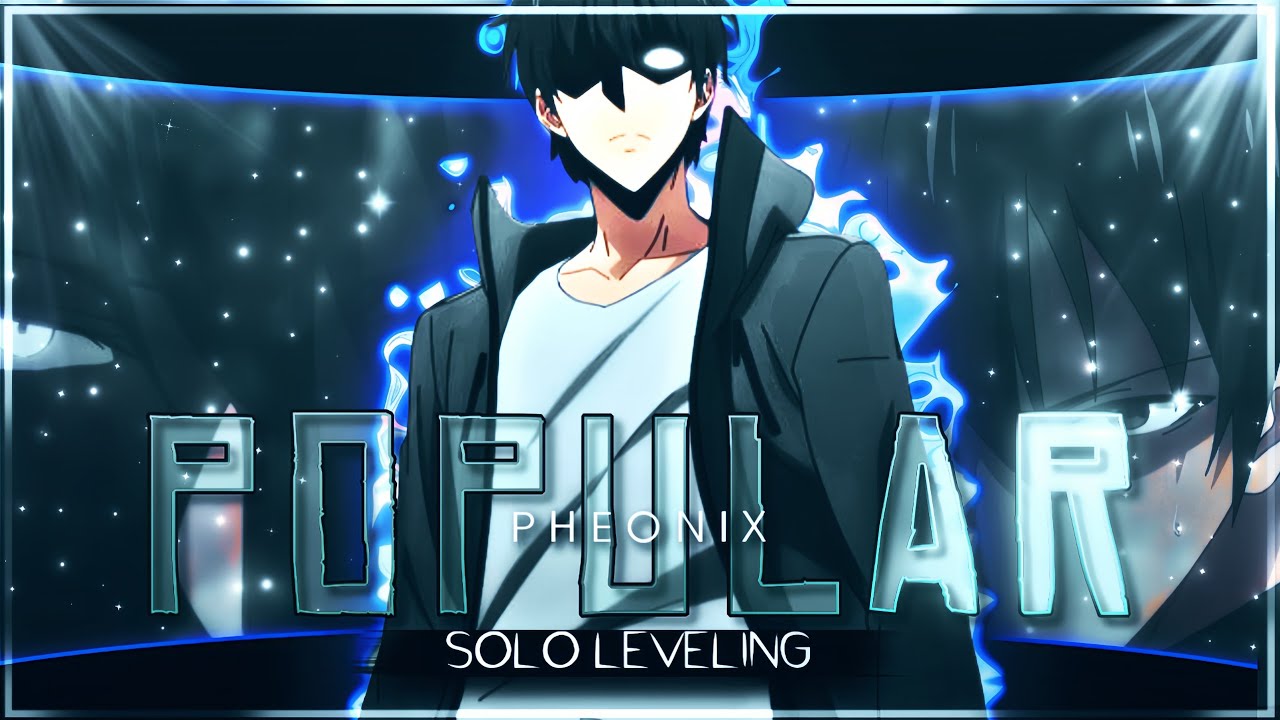 Sung Jin Woo - Popular | Solo Leveling | Alight Motion | Project File ...