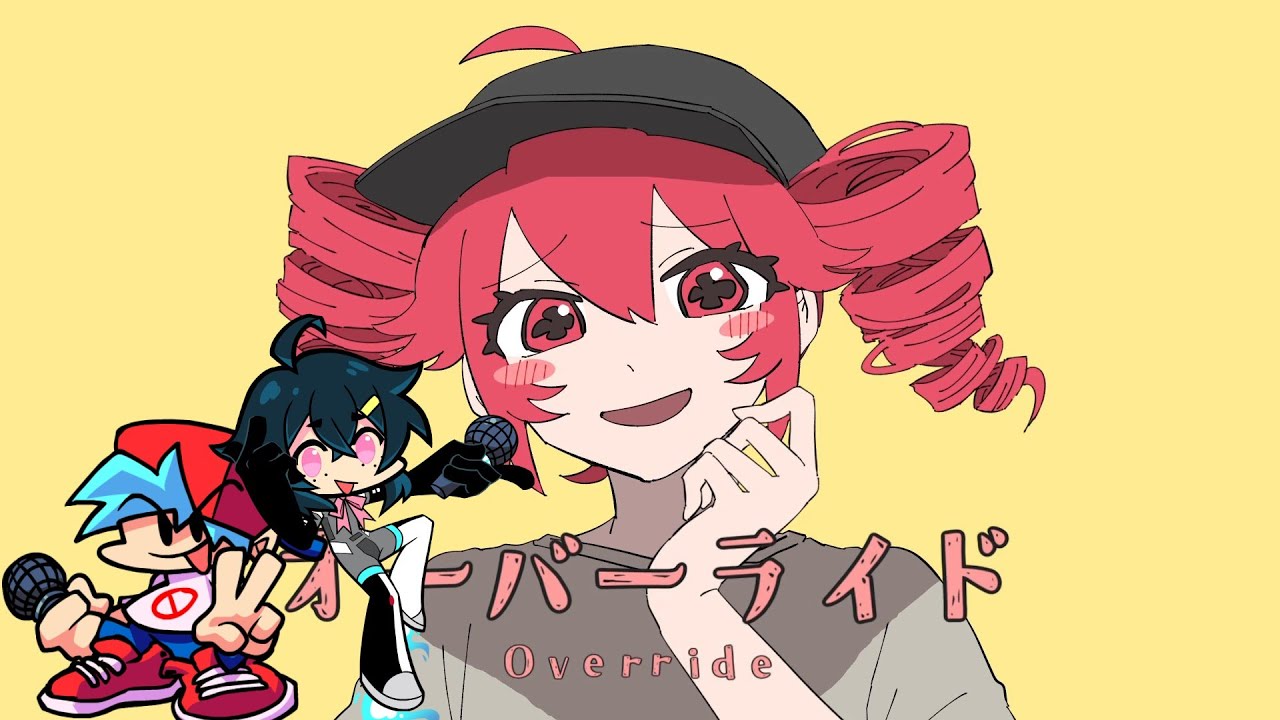 【FNF UTAU】Override オーバーライド || Boyfriend & KOU Cover || UTAU Jinriki ...