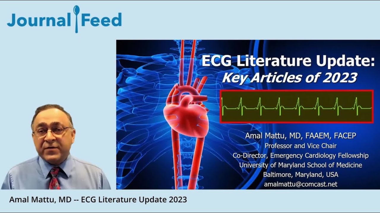 JournalFeed and Dr. Amal Mattu - ECG Video - YouTube