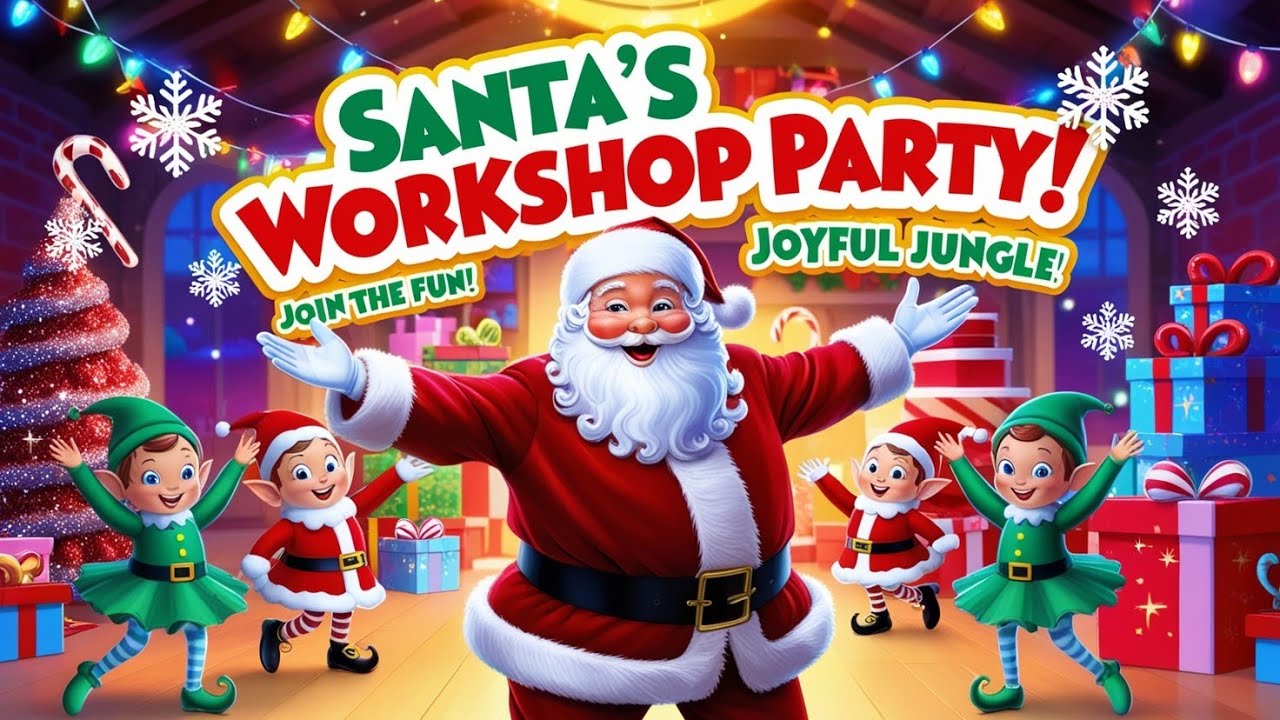 Christmas Song with Santa Claus | English |Joyful Jungle Rhymes - YouTube