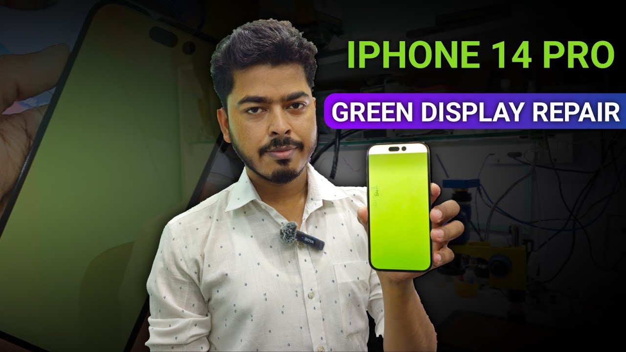 iPhone 14 Pro Green Display Repair || iPhone Green Display Issue ...