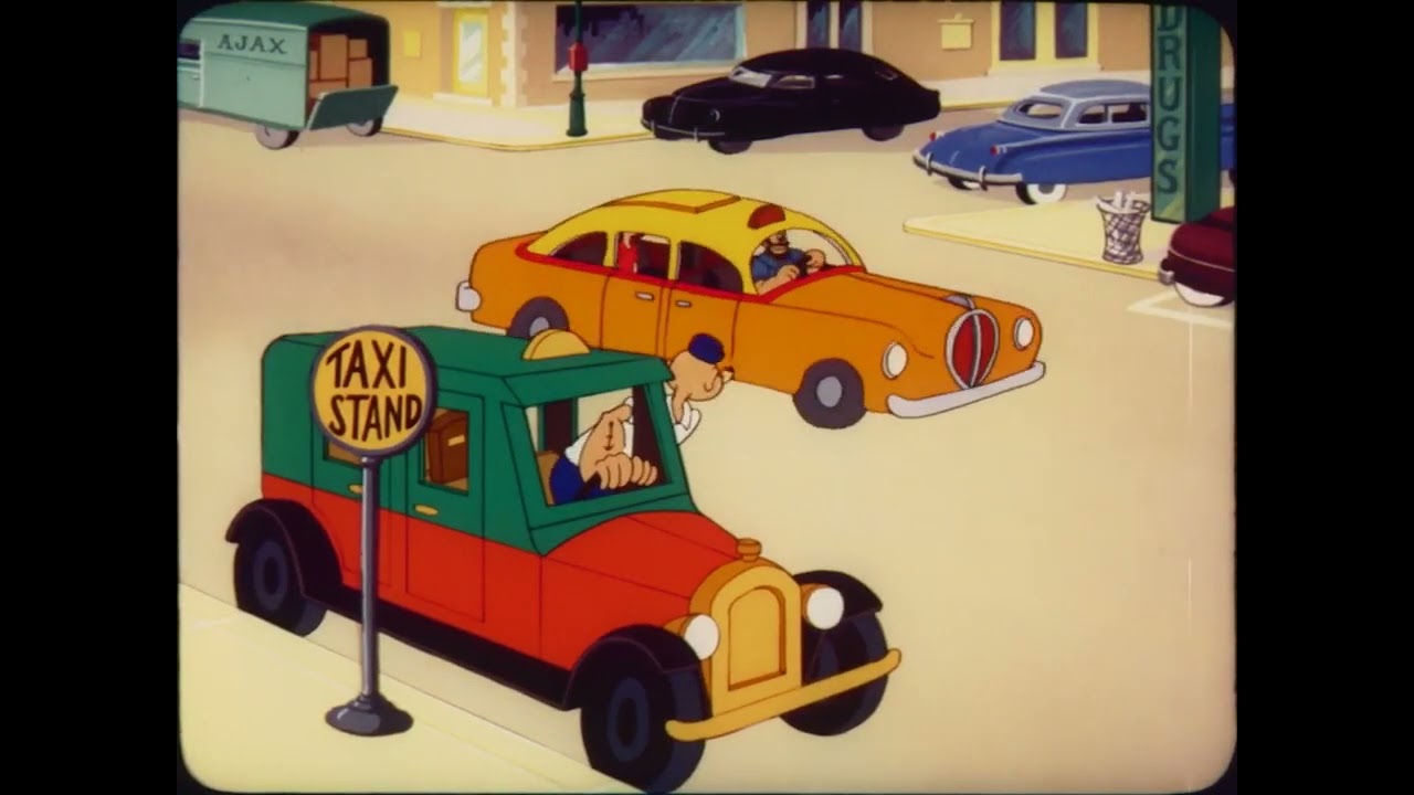 Popeye - Taxi Turvy 1954 - YouTube