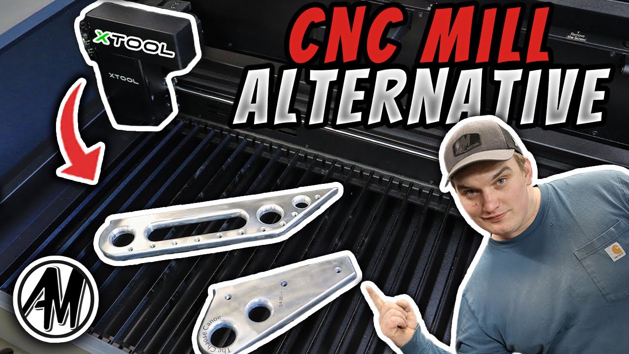 Making Billet Aluminum Parts with a Desktop Laser.!! ( xTool P2 55 watt ...